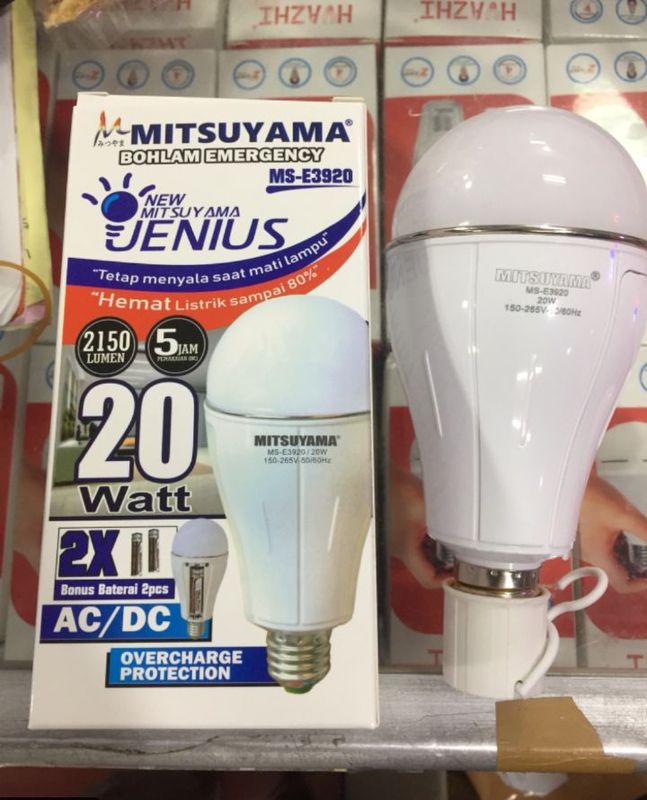 Lampu LED 20 watt. Emergency
