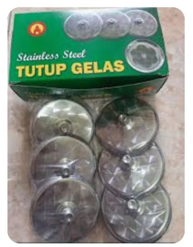 tutup gelas stainless stell