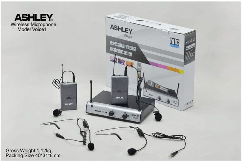 Mic Wireless "ASHLEY" Voice 1 - Clip On/Headset