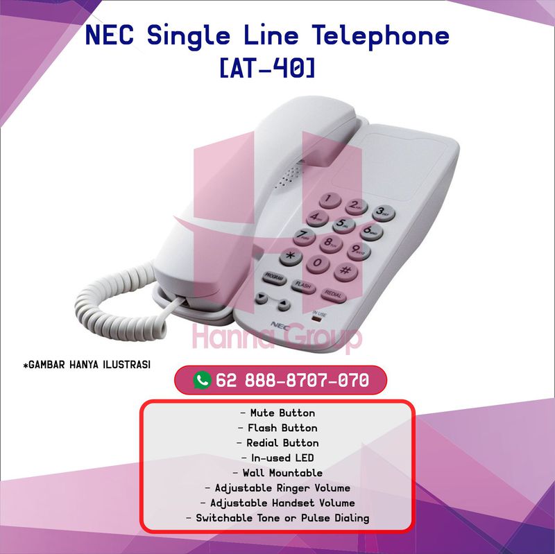 NEC Single Line Telephone [AT-40]