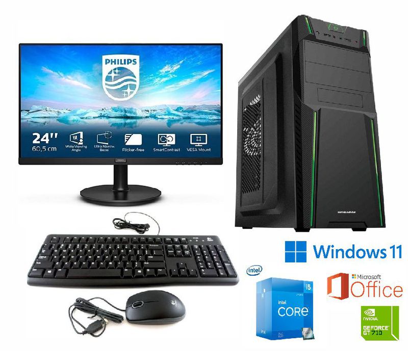 Komputer PC Philips 24 Inch - Core i5-12400F / RAM 8GB / VGA 2GB / HDD ...