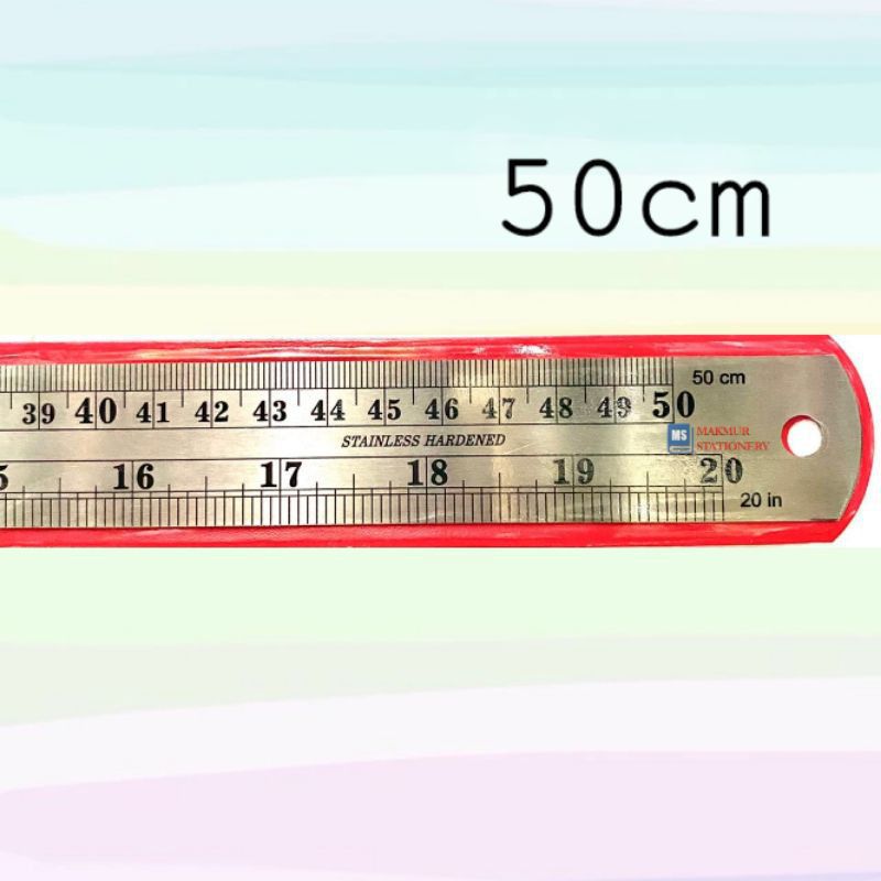 PENGGARIS BESI 50 CM