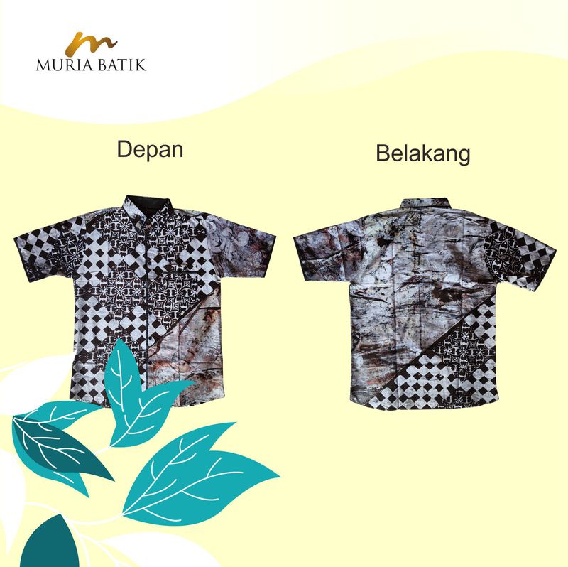 Kemeja Batik Motif Bunga