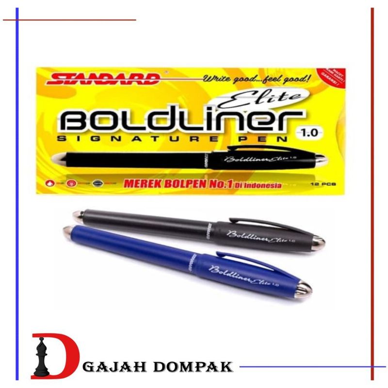 Bolpen BoldLiner Elite 1.0 - Biru