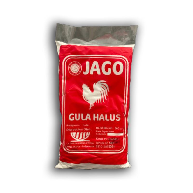 Gula Halus Cap Jago 500 gr
