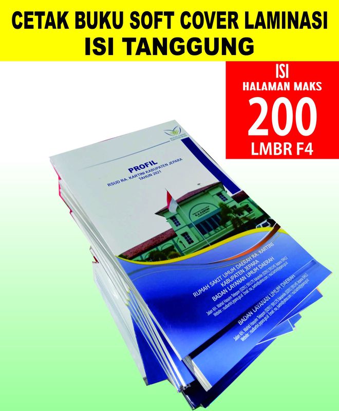 CETAK BUKU SOFT COVER LAMINASI TANGGUNG