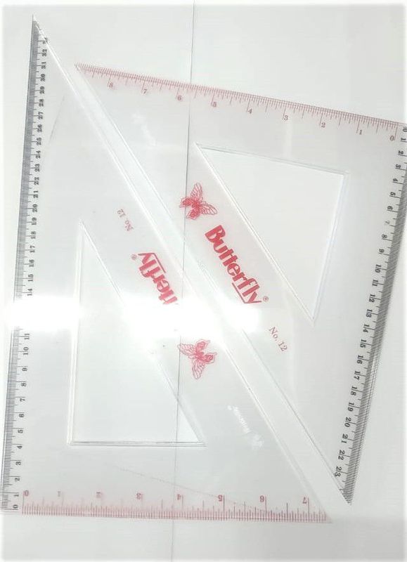 Penggaris Segitiga no.12 Butterfly