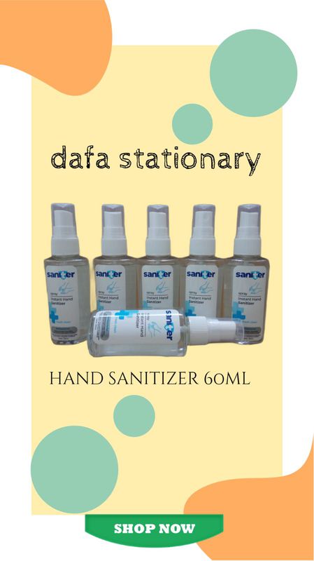 Saniter 60 ML Handsanitizer Spray