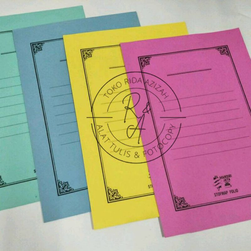 Stop Map Folio - Merah