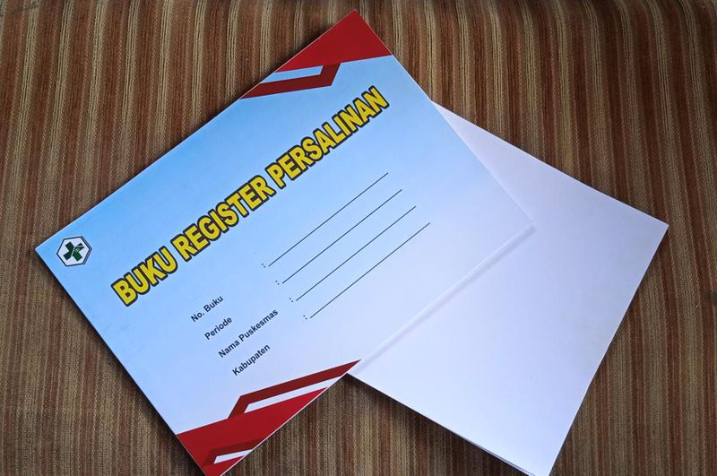 BUKU REGISTER PERSALINAN (PARTUS) A3 BOLAK BALIK