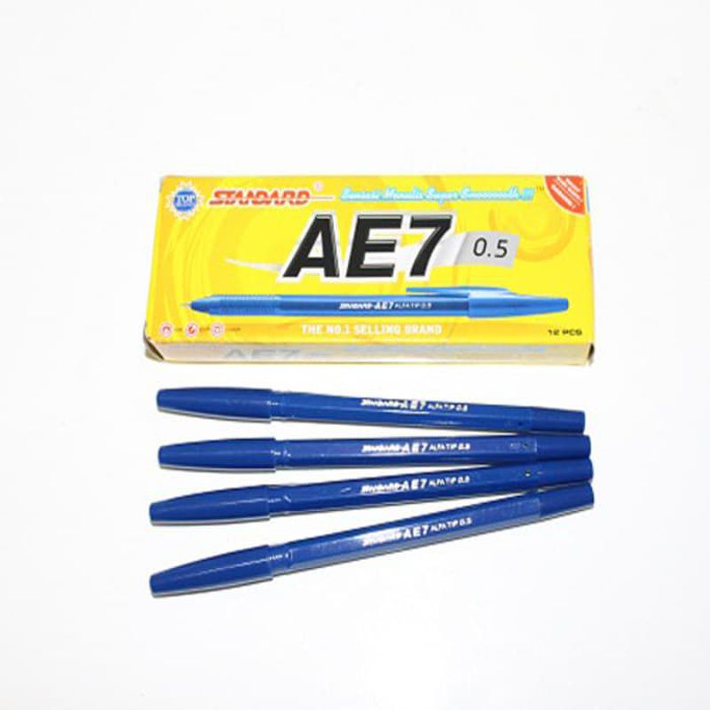 Ballpoint Standard AE7 Biru