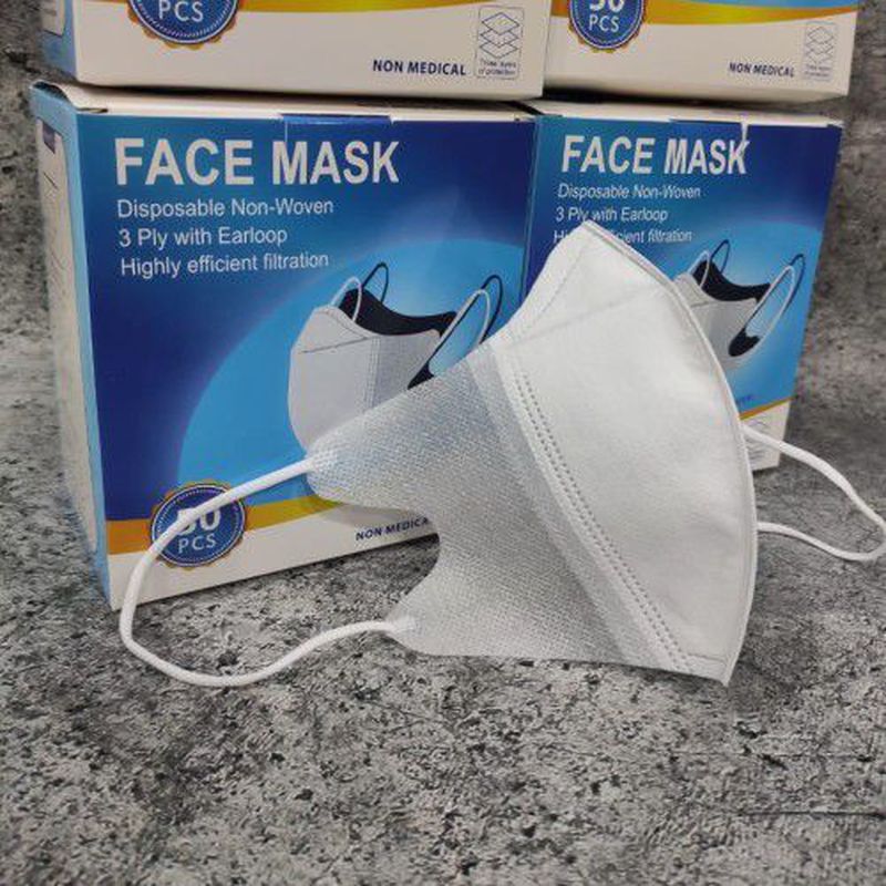MASKER DUCKBIL PUTIH FACE MASK (/DUS)