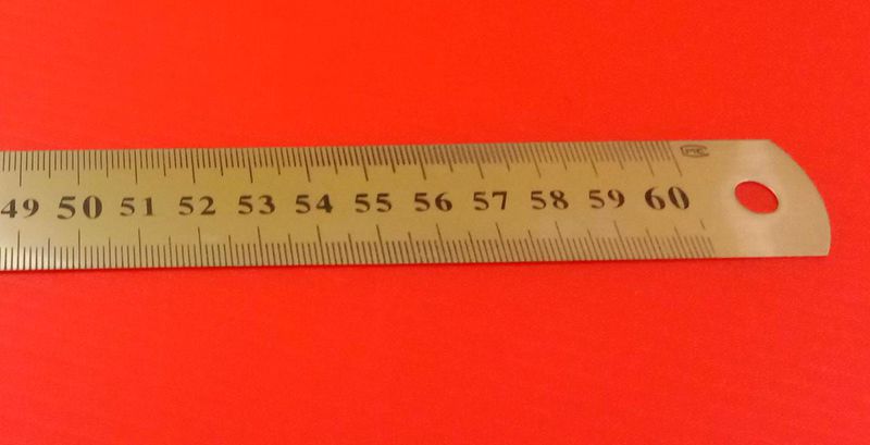 Penggaris Besi 60 cm