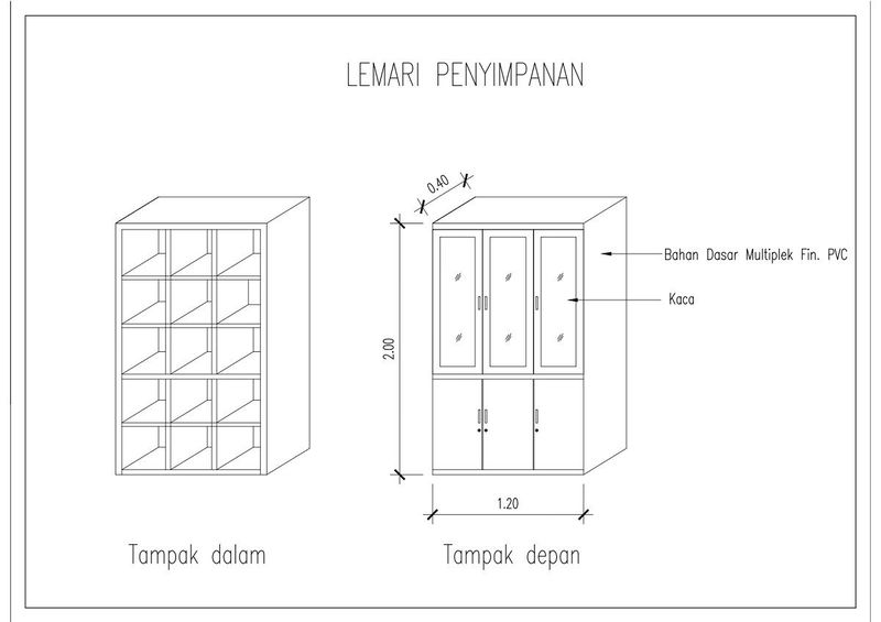 Lemari Penyimpanan (PVC)