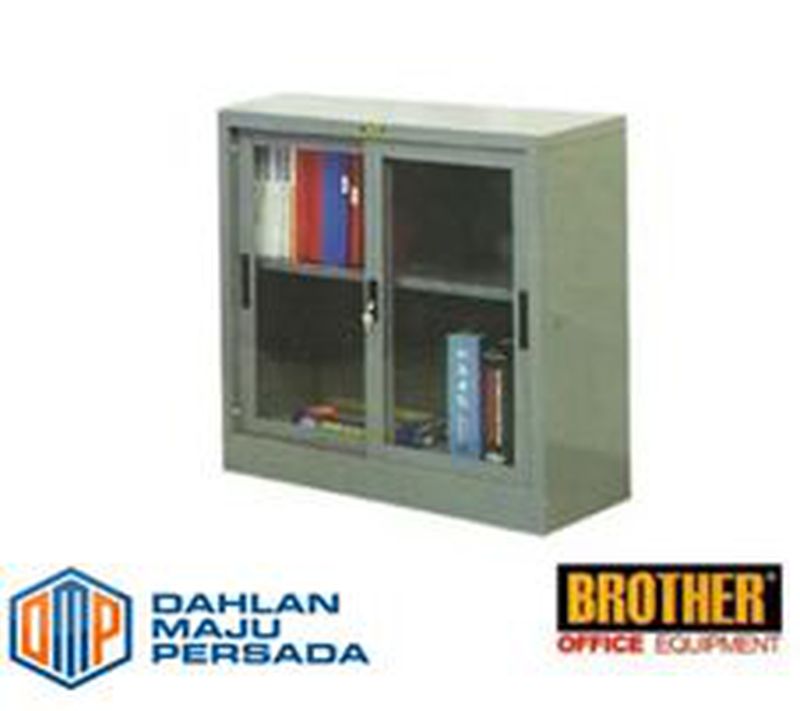 Almari 1/2 Tinggi Sliding Kaca (Rak 1 Lembar) Brother B-306