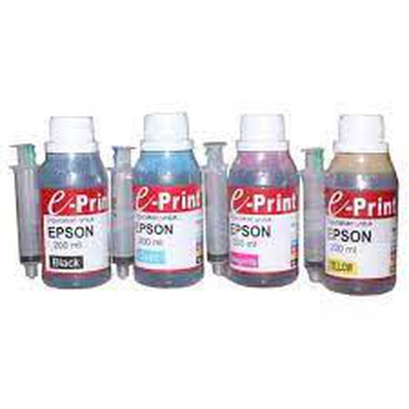 Tinta Printer E-print Epson 200ml Eprint Refiil - Hitam