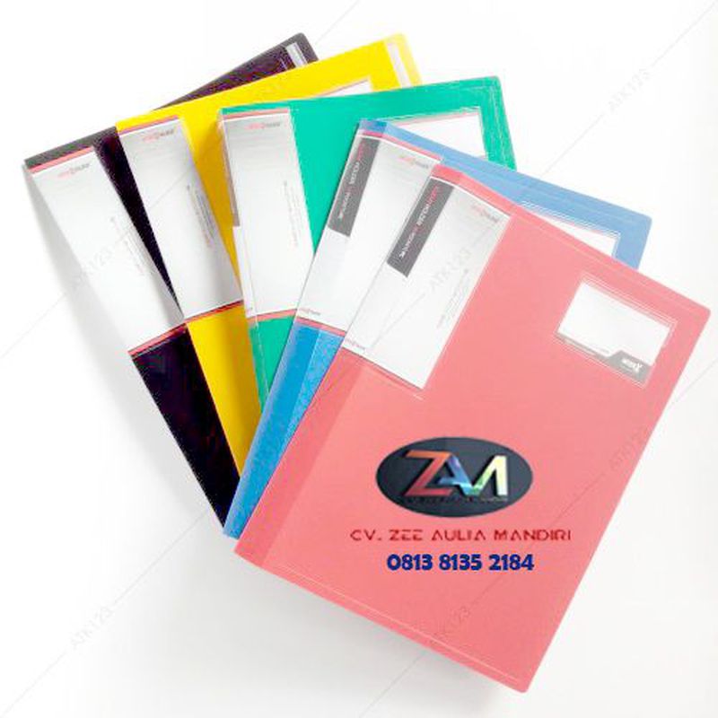 Clear holder/dokumen keeper isi 60 pocket folio (f4)