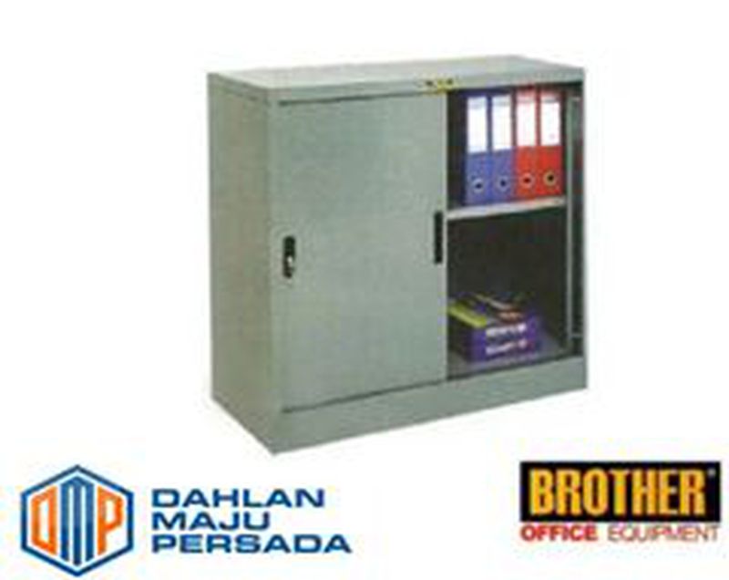 Almari 1/2 Tinggi Sliding Plat (Rak 1 Lembar) Brother B-305