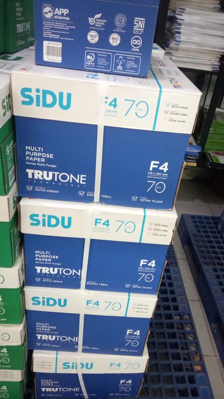 Kertas HVS F4 70 gr SIDU (potong 2, potong 3)