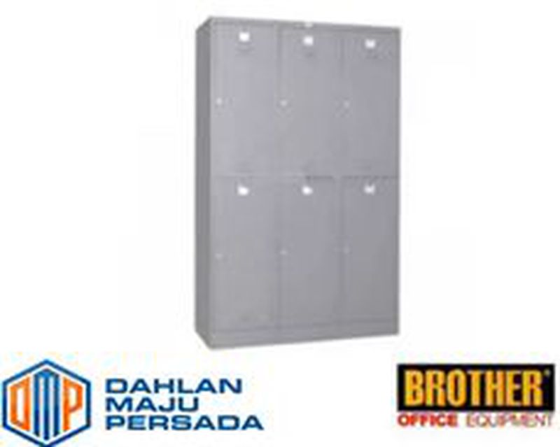 lemari Locker 2 Pintu Gandeng 3 ( 6 Pintu ) Brother B-702-3