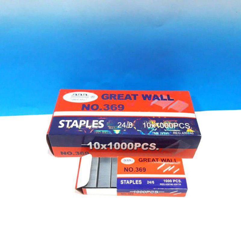 Isi Staples No. 3 Great Wall 369 / Isi Staples Besar HD-50