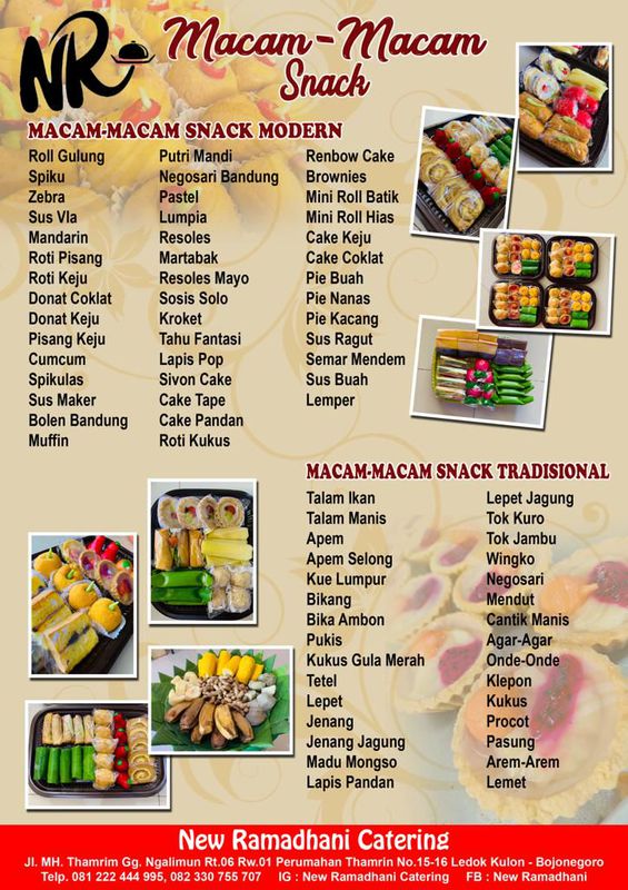 macam macam kue prasmanan