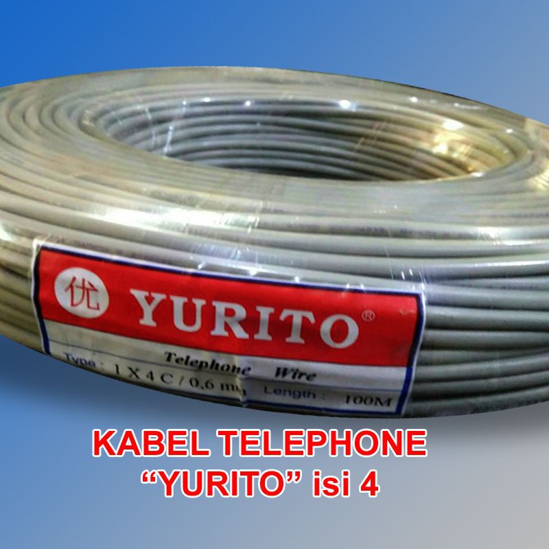 Kabel Telephone "YURITO" isi 4