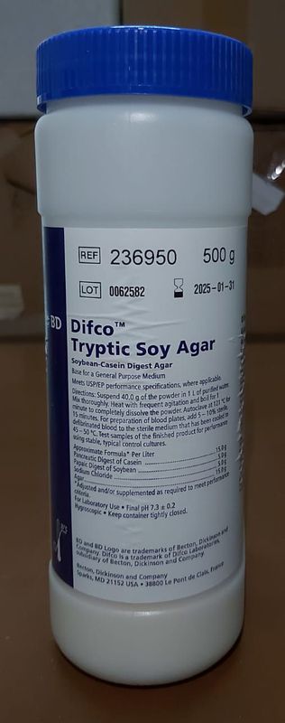 236950 BOTTLE TRYPTIC SOY AGAR 500G DIFCO
