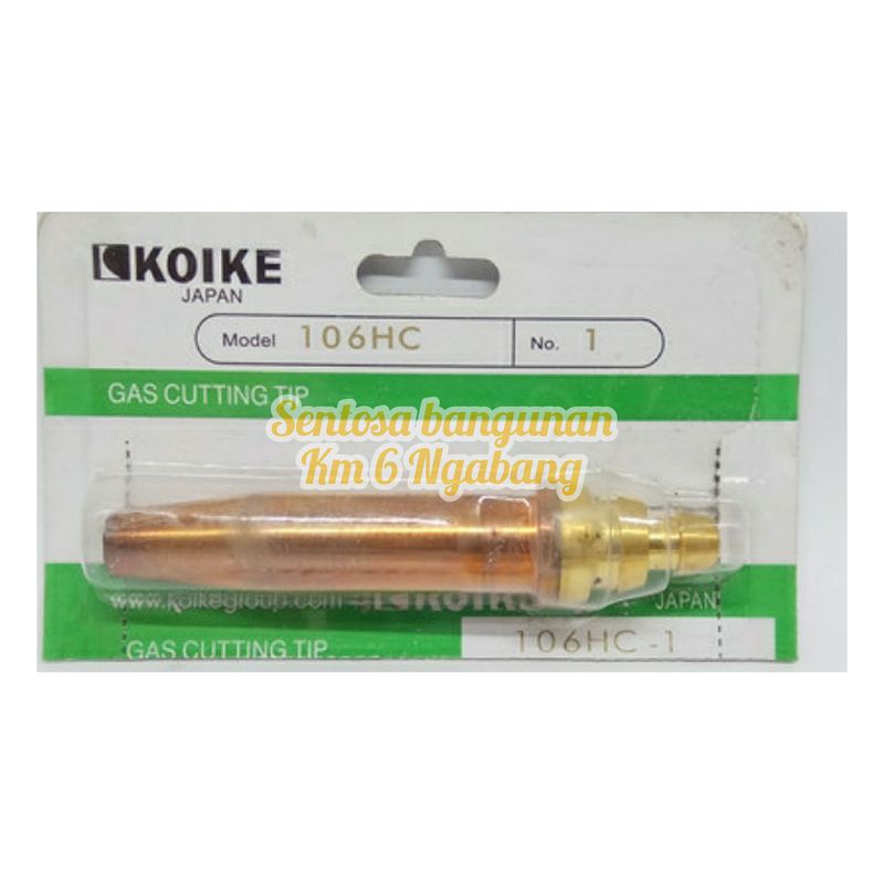 GAS CUTTING TIP MODEL 106 HC - KOIKE