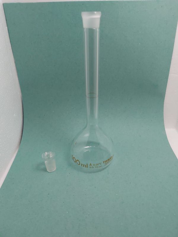 5640-250 Volumetric Flask, With Glass Stopper, Class A, 250 ml IWAKI