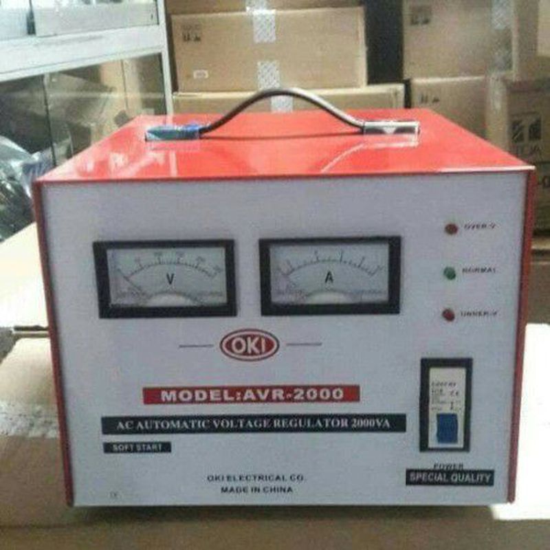 stabilizer/stavol oki 2000 watt,servo motor