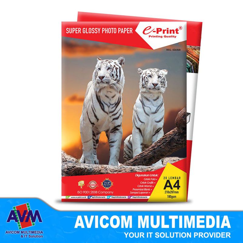 E-Print Super Glossy Photo Paper A4 180gsm