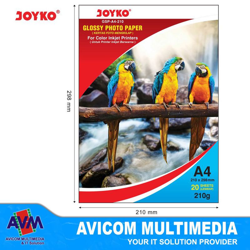 Glossy Photo Paper GSP-A4-210