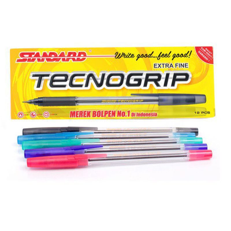 BALLPOINT STANDARD TECHNOGRIP - Biru