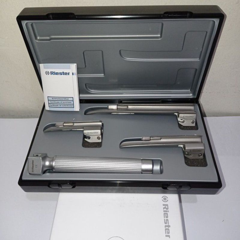 Laryngoscope Neonatus Bilah Lurus 3 Ukuran