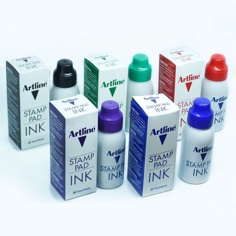 Tinta Stempel / Stamp Pad Ink Artline 50 cc - Hijau