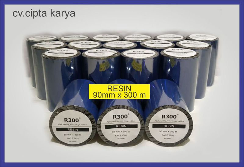 Ribbon Barcode Full Resin 90mm x 300m