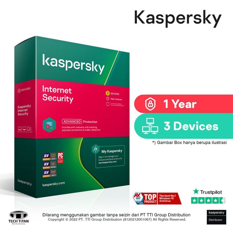 Kaspersky Internet Security (3 Device)