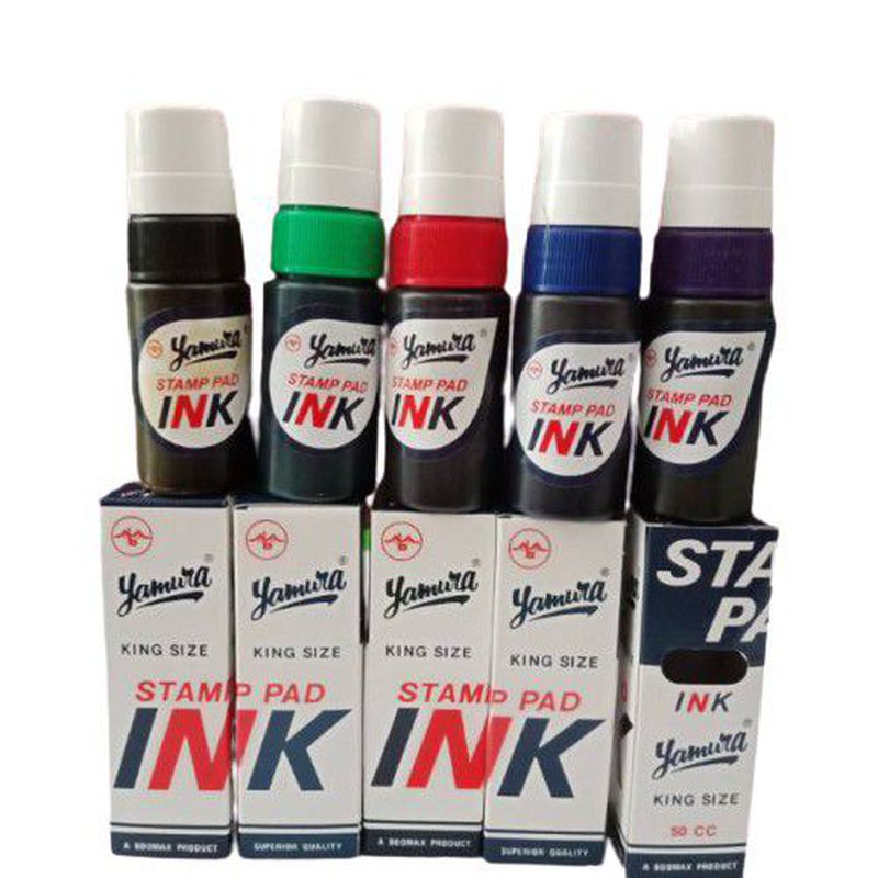 Tinta Yamura 50 cc Tinta Stempel Stamp Pad Ink - Ungu