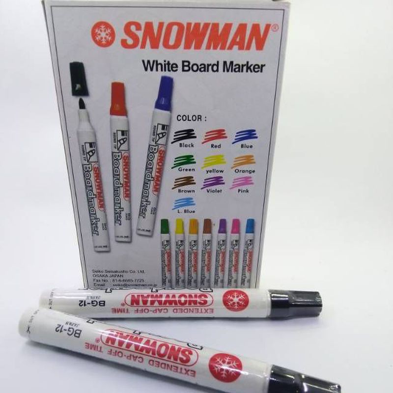 Spidol Besar Whiteboard - Hitam
