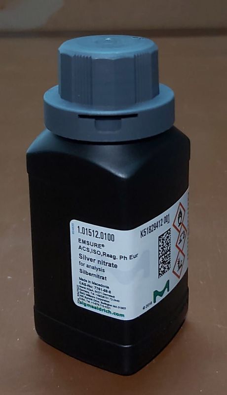1.01512.0025 SILVER NITRATE FOR ANALYSIS 25 G MERCK