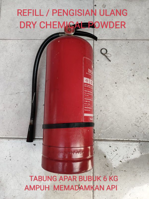 Refill / Pengisian Tabung Pemadam Kebakaran (APAR) 6 Kg