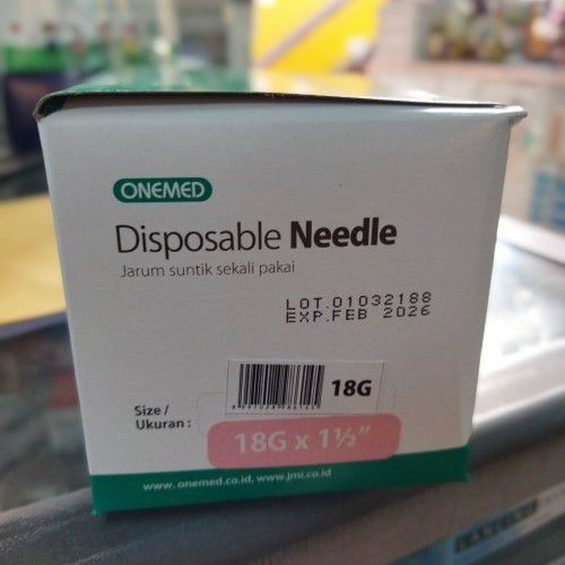 NEEDLE NO. 18 ONEMED BOX 100