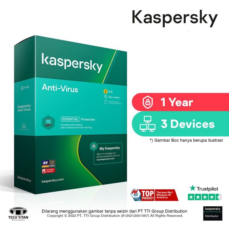 Kaspersky Anti-Virus (3 Device)