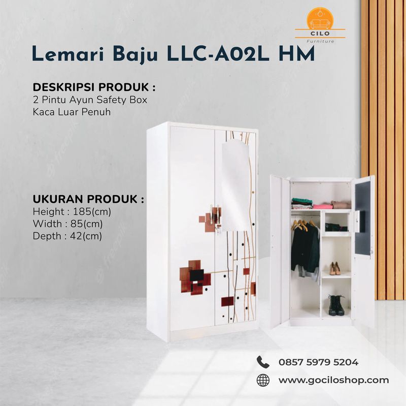 Lemari Baju LLC-A02L HM