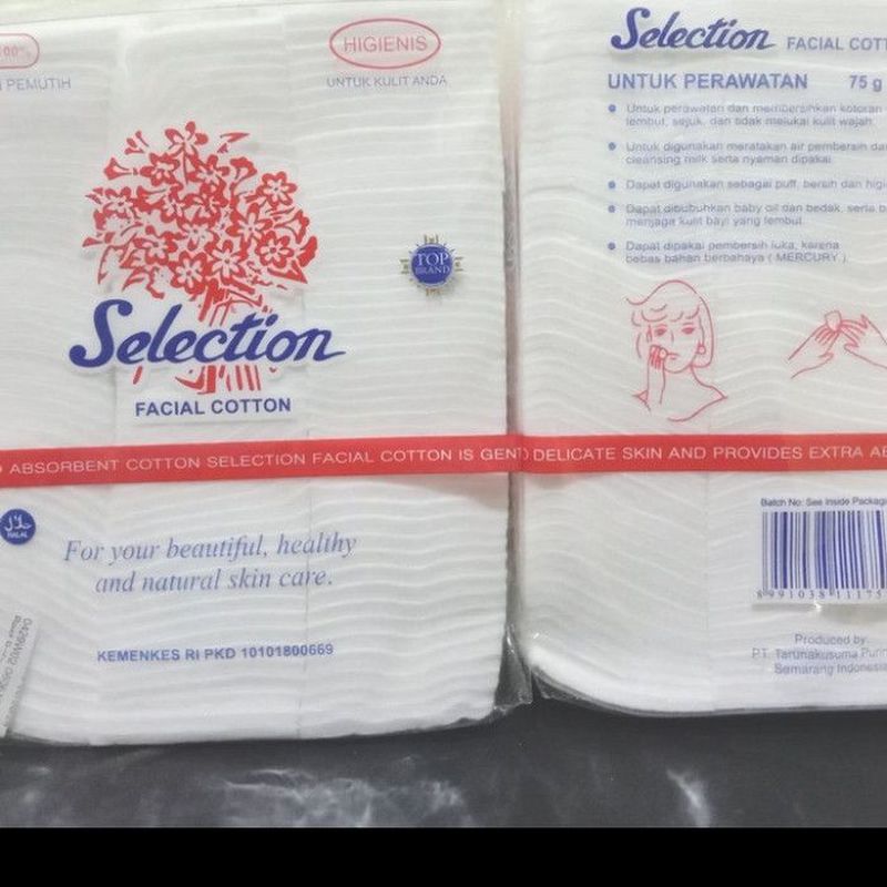 Kapas Wajah Selection 75 gr