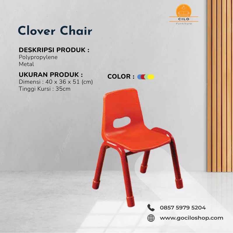 Clover Chair - Hijau
