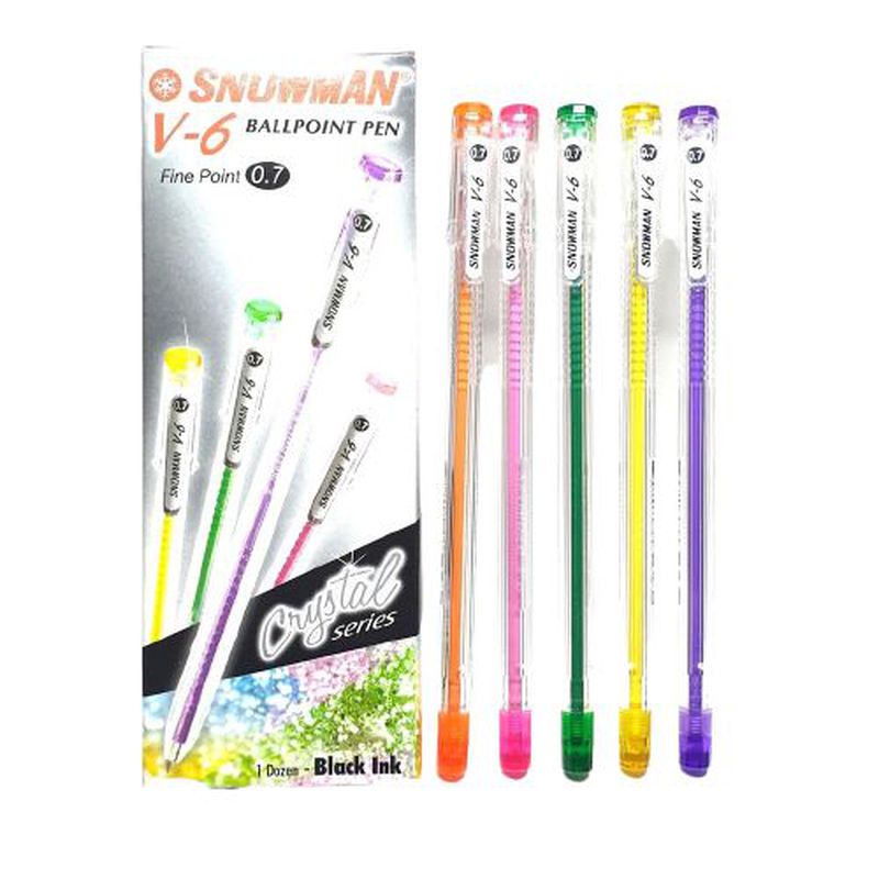 Ballpoint Snowman V-6