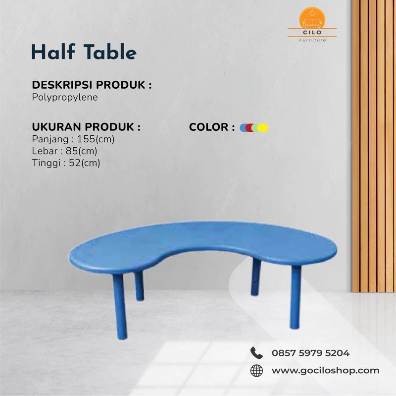 Half Table - Kuning