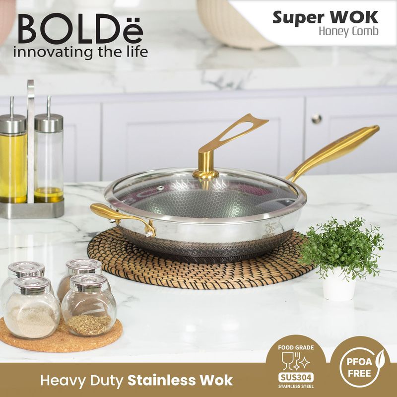 BOLDe Super WOK HONEYCOMB 32 cm